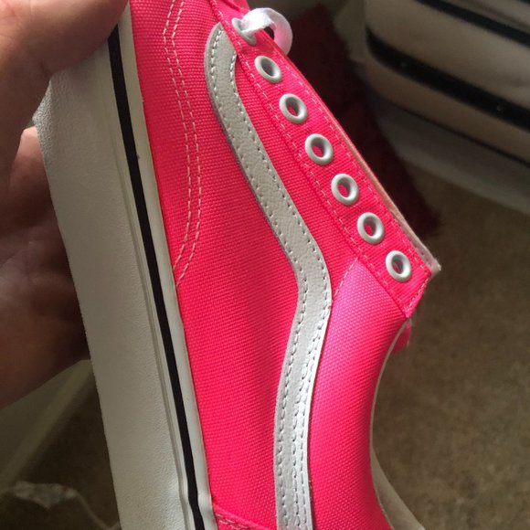 Vans | Shoes | Hot Pink Vans Size 9 | Poshmark